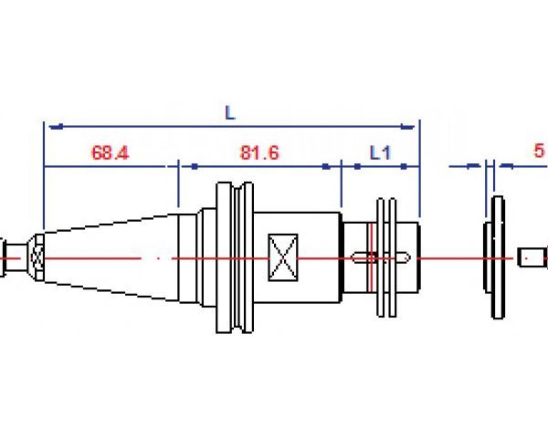 Tool holder ISO40 d.35 Brembana | tool holders | Insemactools.com