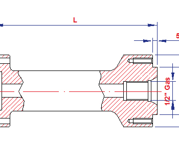 Tool holder HSK B80 d.22 Breton | tool holders | Insemactools.com